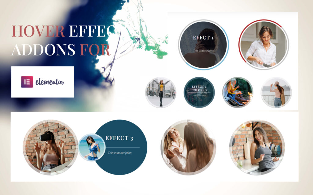 Hover Effects addons Plugin for Elementor | pixelonetry